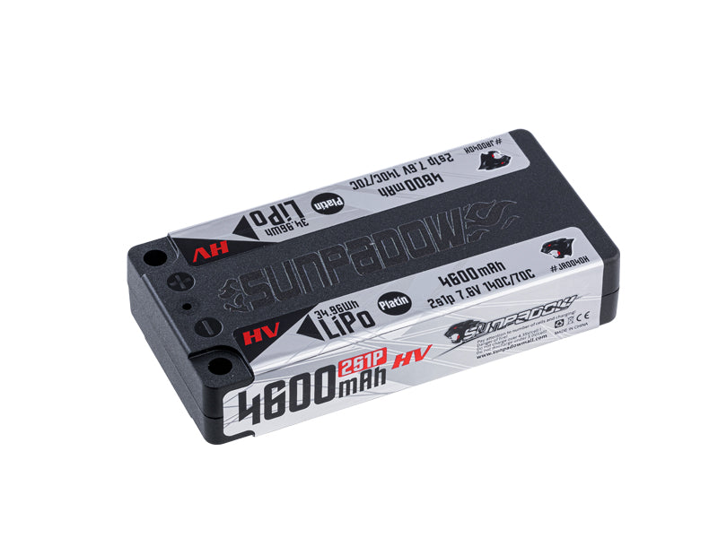 Sunpadow - Sunpadow Platin LiHV Shorty 4600MAH-7.6V2S1P-140 – RCdreamzz.com